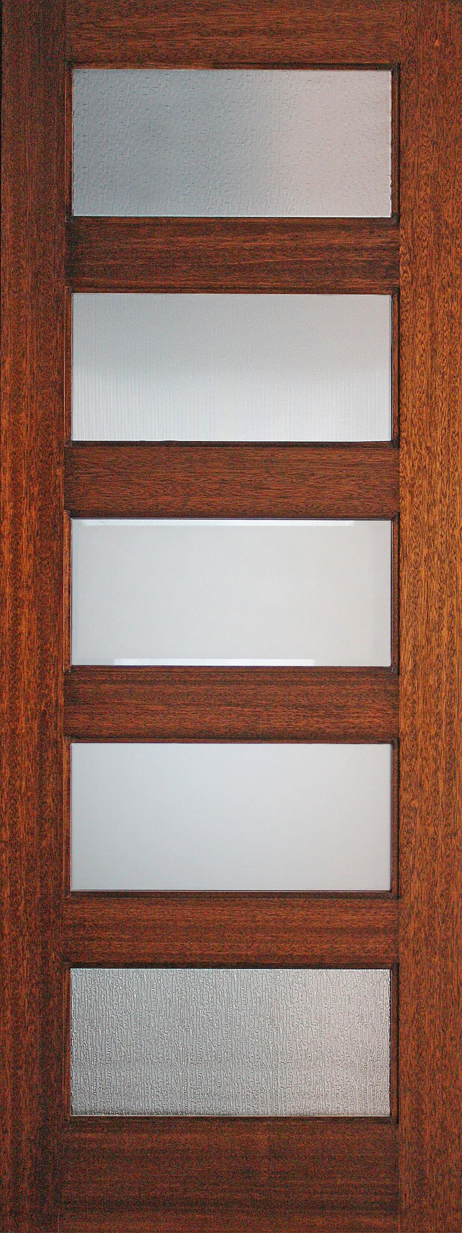 3080 Mahogany 5 Lite - The Front Door Company