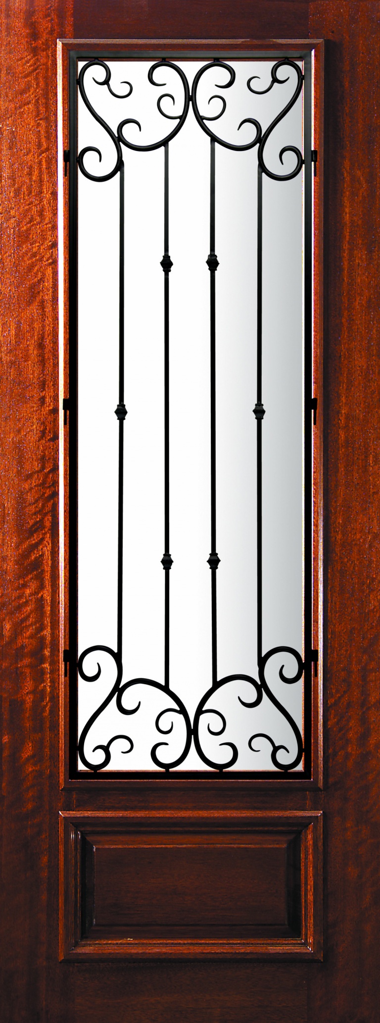 3080 3-4 Lite Valencia Mahogany - The Front Door Company