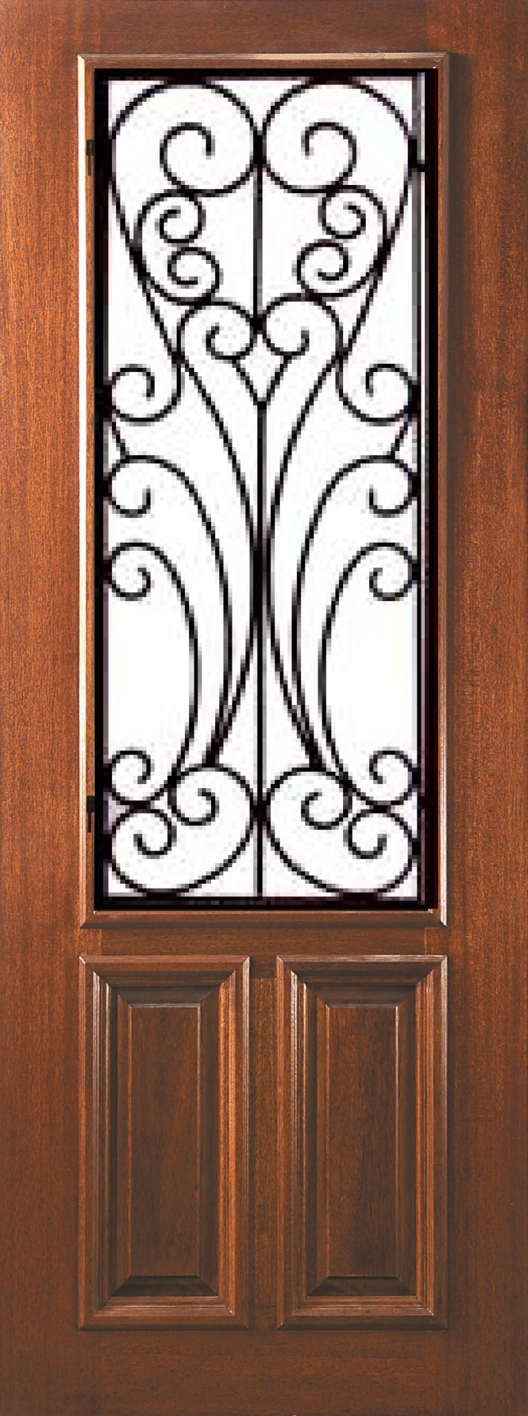 3080 Mahogany 2-3 Lite Carmel - The Front Door Company