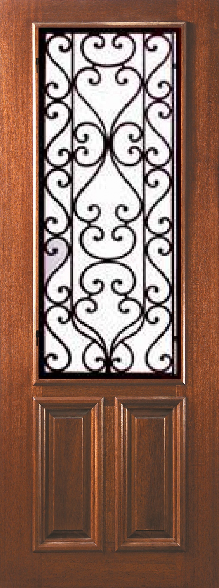 3080 Mahogany 2-3 Lite Venice - The Front Door Company