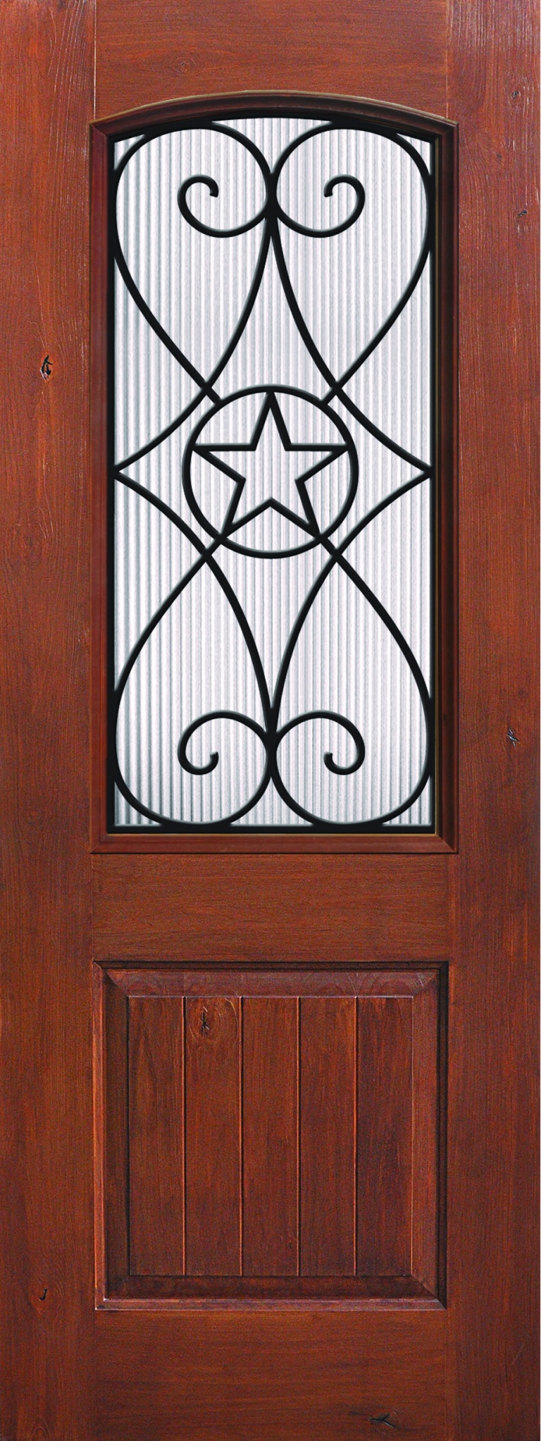 3080 Fiberglass Knotty Alder Arch Lite Vgroove Panel Austin GBG - The ...
